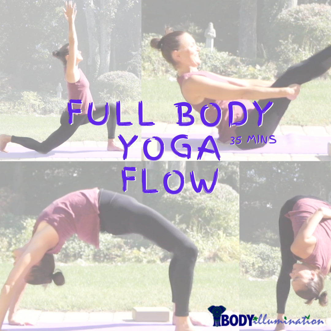 YOGA FULL BODY FLOW: flat belly abs, arm balances and backbends - Body ...